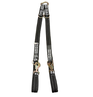 2 Stage Exotic V Strap bridle with Adjustable D Rings and Fully Reinfo ...