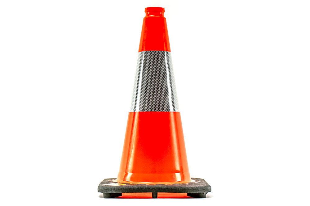 SafeAll MUTCD Orange Reflective Traffic Cone – JRDG Towing & Trucking ...